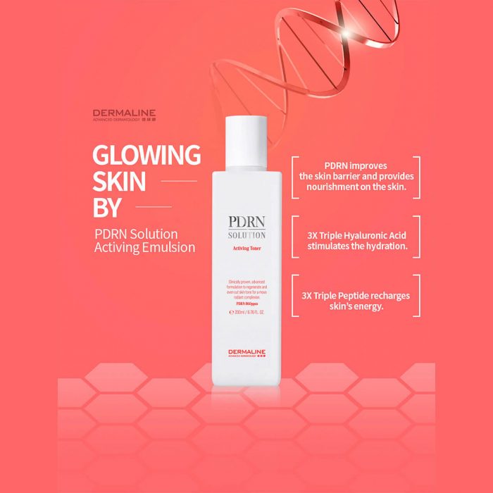 [DERMALINE] PDRN SOLUTION ACTIVING EMULSION 200ML (抗衰逆齡)生物激活乳液 - drrenueshop.com